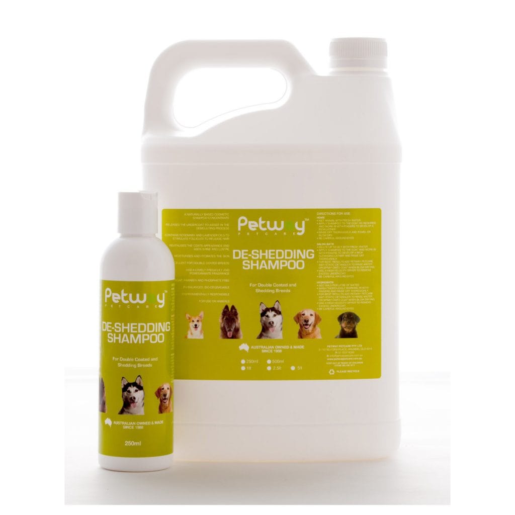 Deshedding Dog Shampoo | Multiple Sizes | Petway Petcare