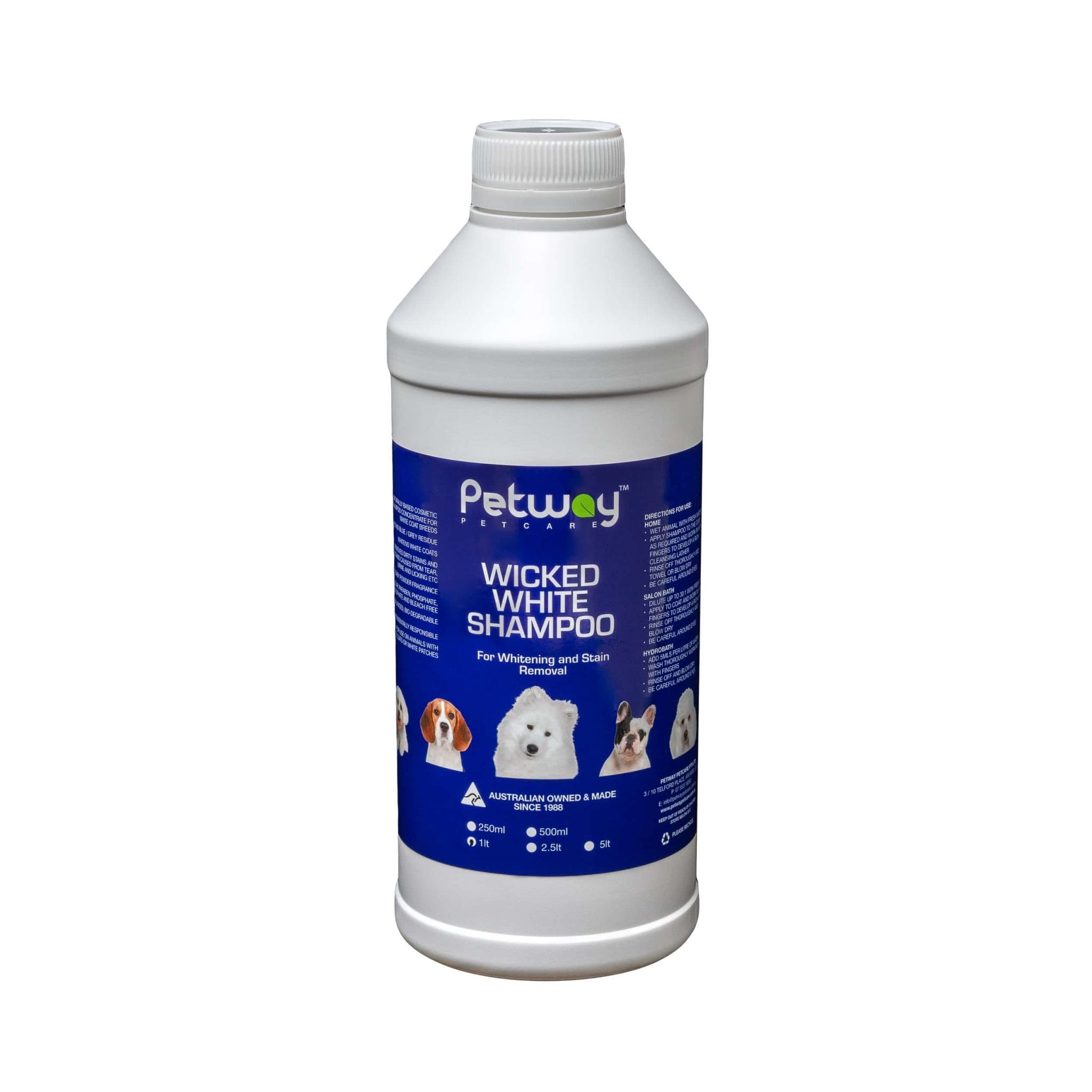 Wicked White Whitening & Stain Removal Shampoo - Petway