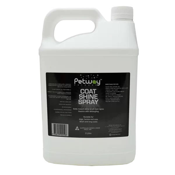 Coat Shine Spray for Dogs & Horses | Instant Shine & Detangling